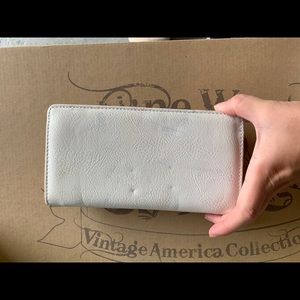 unknown | Bags | White Wallet Stained | Poshmark